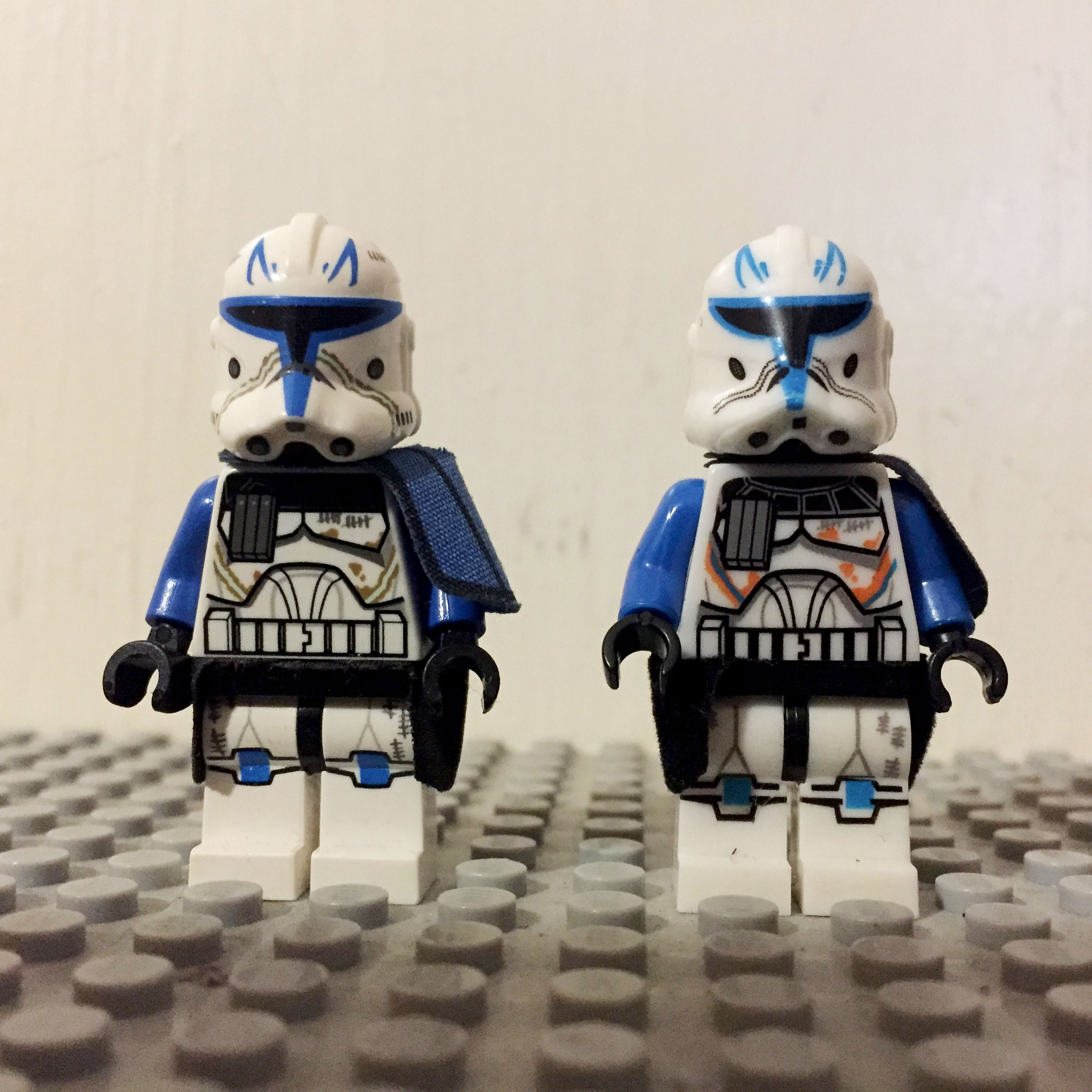 Lego Star Wars Clone Commander Rex Minifigure Comparison